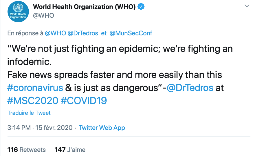 Petit retour sur l’idée d’infodémie – Mathias Girel